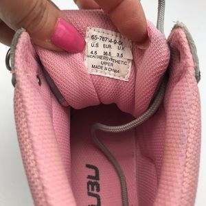 Shoes | Fubu Girls Pinkgray Boot Sis 45 | Poshmark